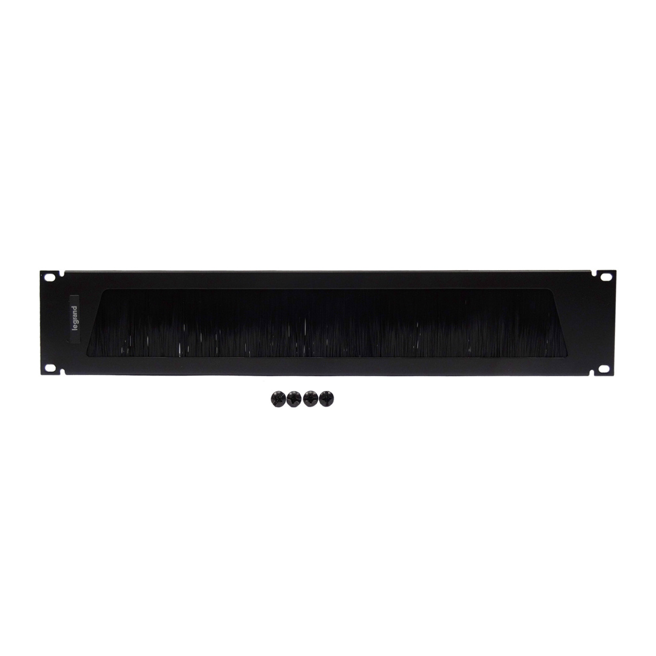 FEED-THROUGH BRUSH PANEL, 2RU, BLACK | Rack Cable Management | Racks ...