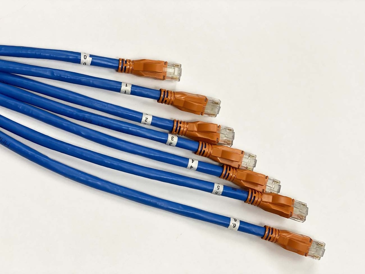 SNAP PRE-TERM, CAT6, 6 CABLE PLENUM, 10', BLUE, SPIRAL WRAP ASSEMBLY ...